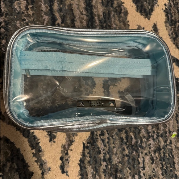Nicole Miller | Bags | Nicole Miller Silver Cosmetic Case | Poshmark
